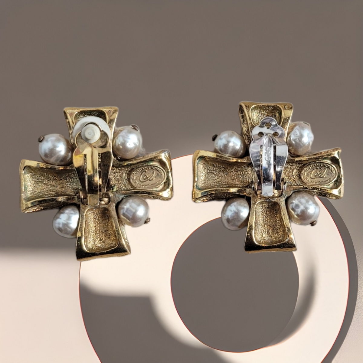 80s Vintage Clip-On Earrings Christian Lacroix – Lucille Golden Vintage ...