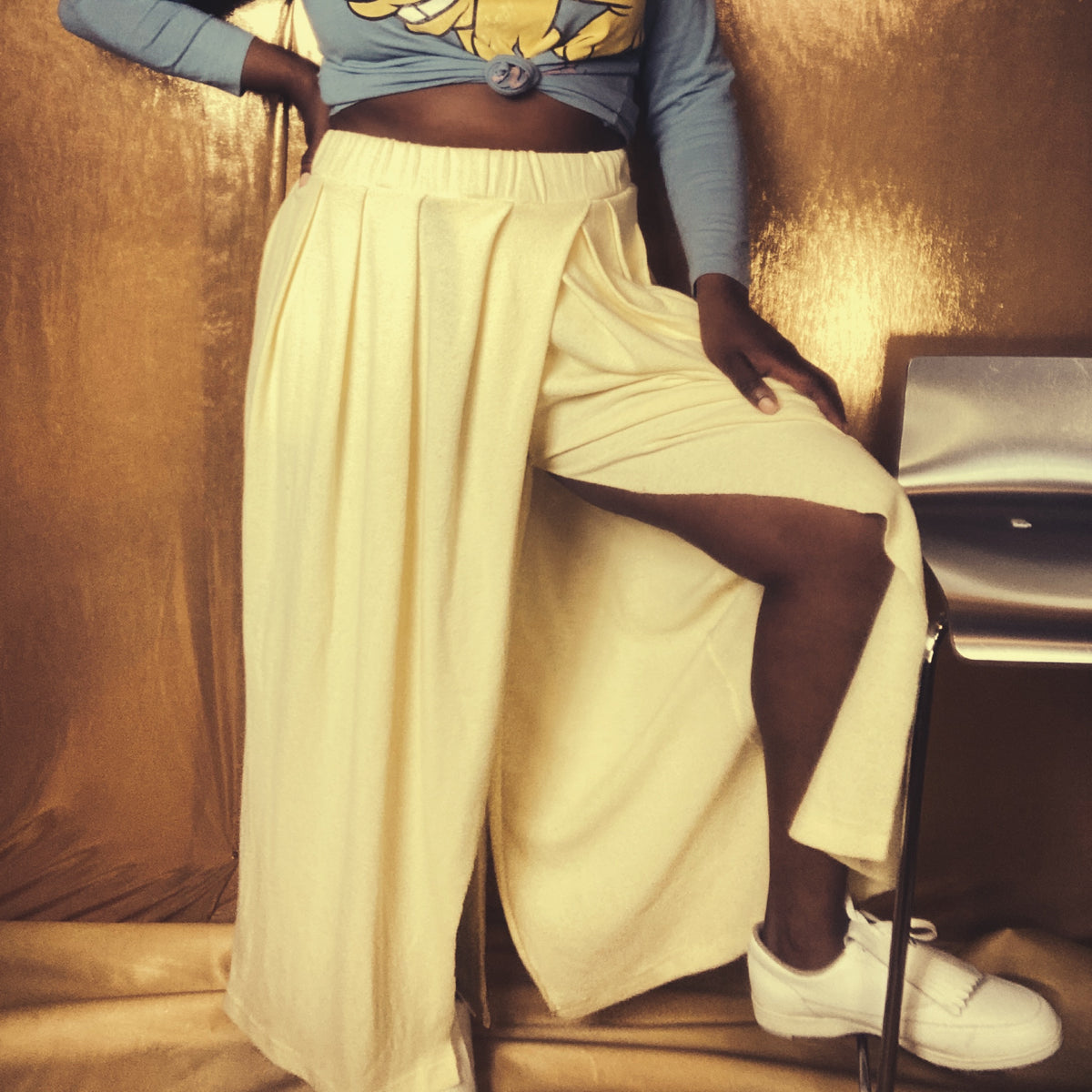 Free People Sloan Wide Leg Pant Size XL – Lucille Golden Vintage, LLC